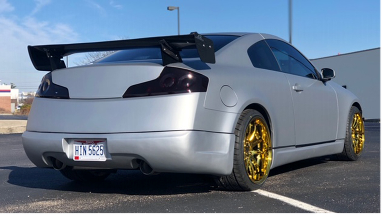 Car Vinyl Wrap Alcoa | GNJ Auto Graphics | Satin Silver Aluminum Vinyl