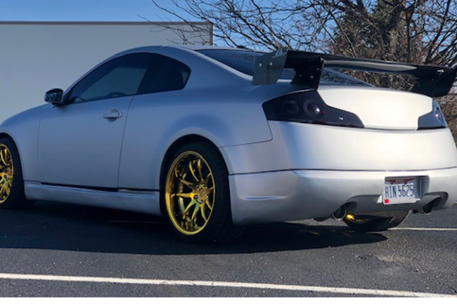 Car Vinyl Wrap Alcoa | GNJ Auto Graphics | Satin Silver Aluminum Vinyl