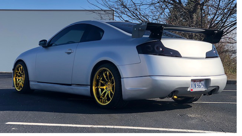 Car Vinyl Wrap Alcoa | GNJ Auto Graphics | Satin Silver Aluminum Vinyl